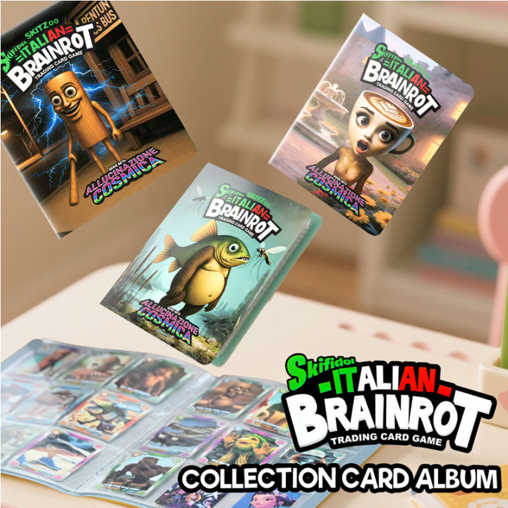 Trading Card Binder 9 Pocket Anime Peripherals Game Card Book Binders ...