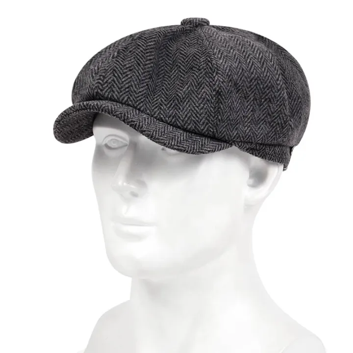 Retro Newsboy Caps Men Women British Painters Hats Autumn Winter Berets ...