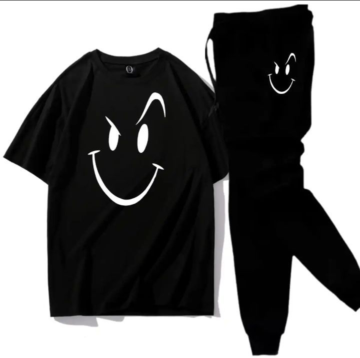 New Stylish Printed T-shirt & Trouser For Boys & Men-Trouser Shirt For ...