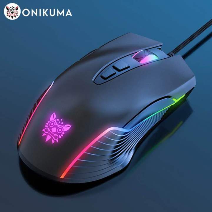 ONIKUMA CW905 RGB Gaming Mouse Optical 6 Dpi Adjustable Up to 6400 ...