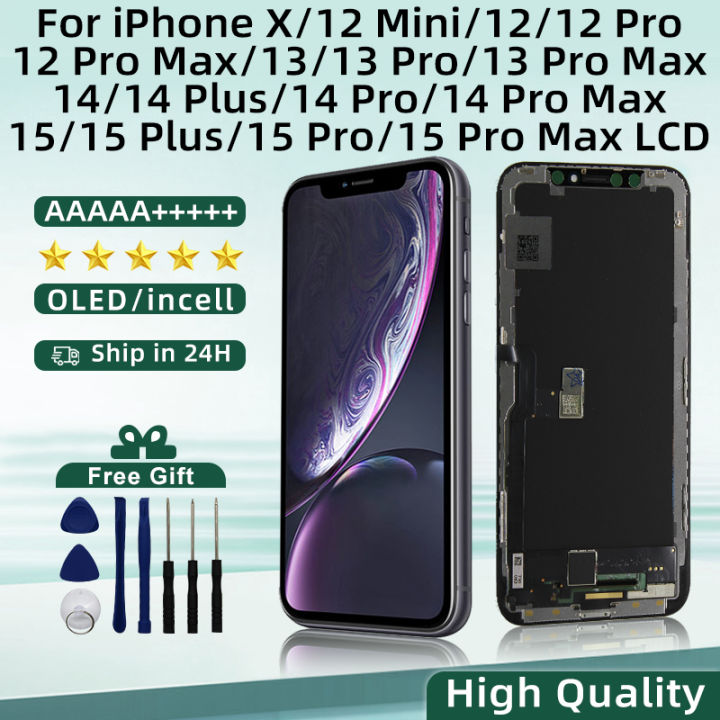 Choice For iPhone 12 Pro Max 13 Mini 12 LCD Display 3D Touch Screen ...