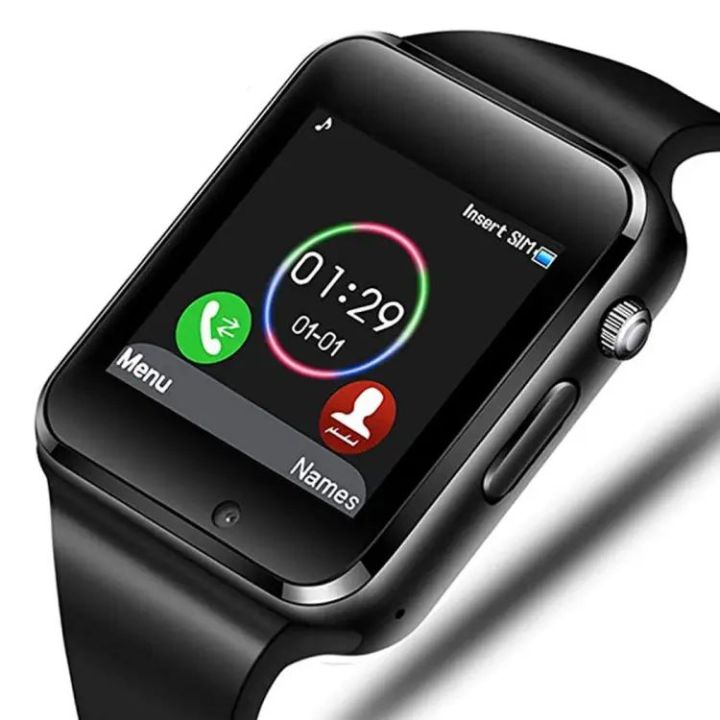 A1 Smart Watch with Calling Function Bluetooth Camera SmartWatch SIIM ...