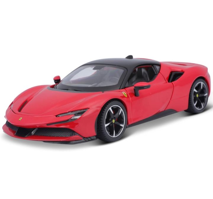 BBURAGO 1:24 scale Model Kit Ferrari R&P SF90 Stradale - Realistic Car ...
