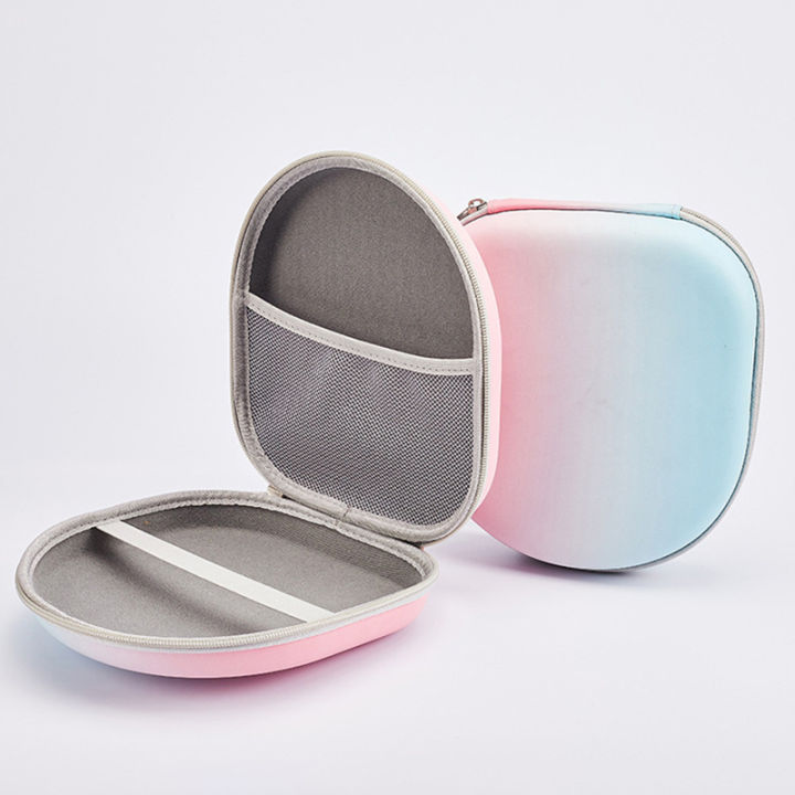 Gradient Color Headset Case Headphone Storage Bag EVA PU Shockproof ...