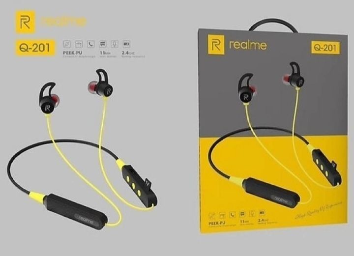 Realme Buds 16 Ms-507 Sport Wireless Real Sound Unwirad Wireless ...