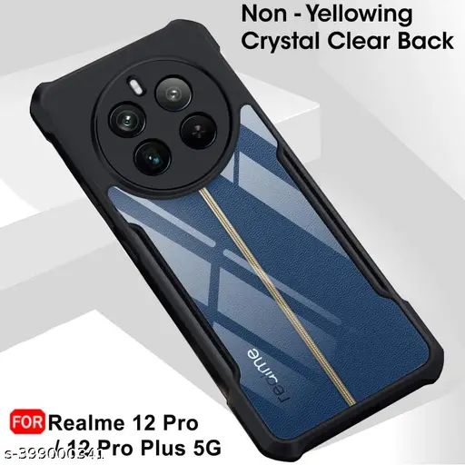 Realme_12 4G/Realme_12 Plus 5G Ipaky Shockproof Hybrid Armor Back Case ...