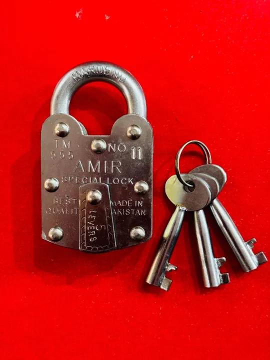 Pakistan’s No. 1 Heavy Duty Brass Pad Lock – Blade Cut Proof, Non ...