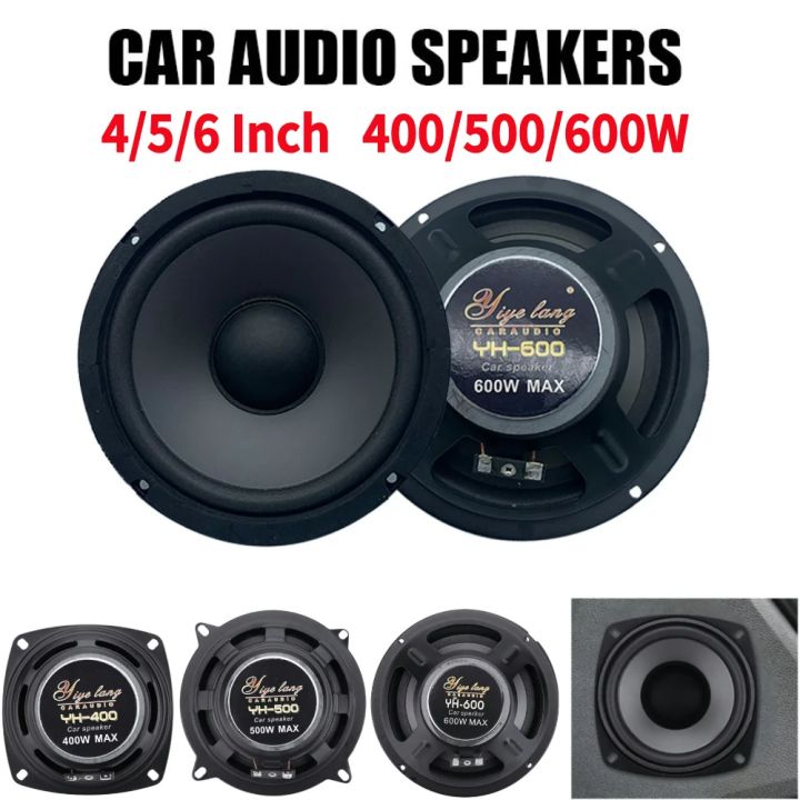 4/5/6 Inch Subwoofer Car Speakers 30W HiFi Car HiFi Coaxial Speaker ...