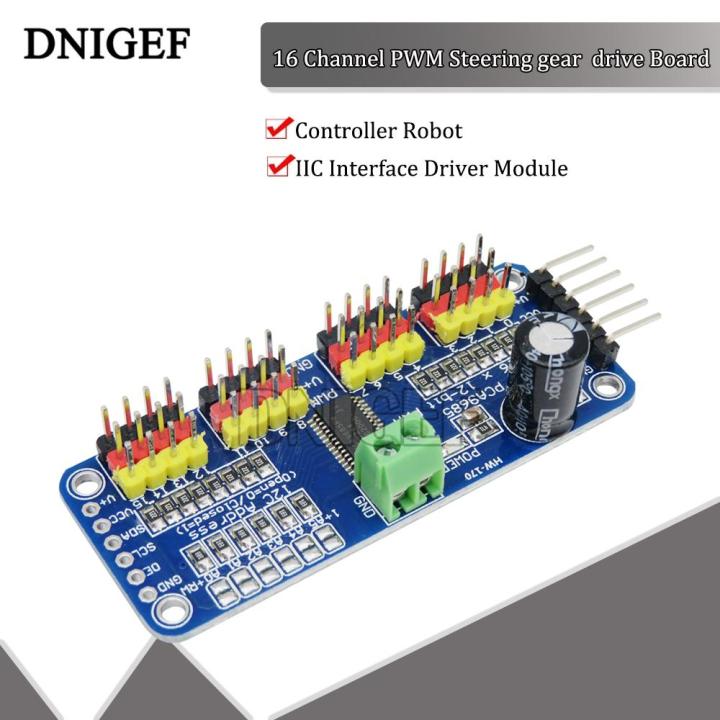 DNIGEF 1 PCS PCA9685 16 Channel 2 12-bit PWM Servo Motor Driver I2C Module Robot | Daraz.pk