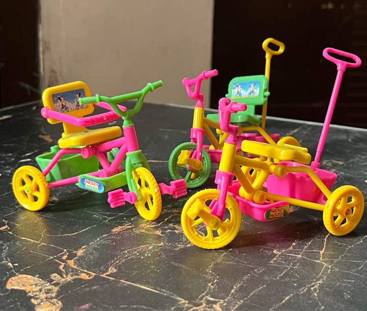 3 Pcs Toy Cycles Set for Kids – Fun & Durable Mini Bikes | Daraz.pk