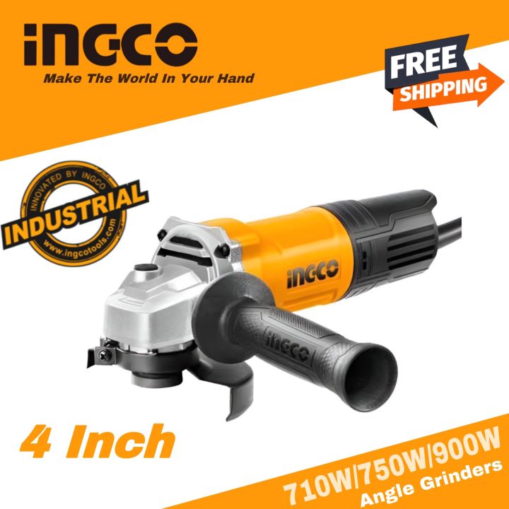 INGCO Angle Grinders 710 Watts / 750 Watts / 900 Watts | Ingco 4 inch ...