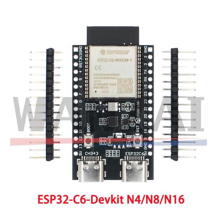 Esp32 Esp32 C6 Wifibluetooth Internet Of Things Dual Type C Development Board Core Board Esp32