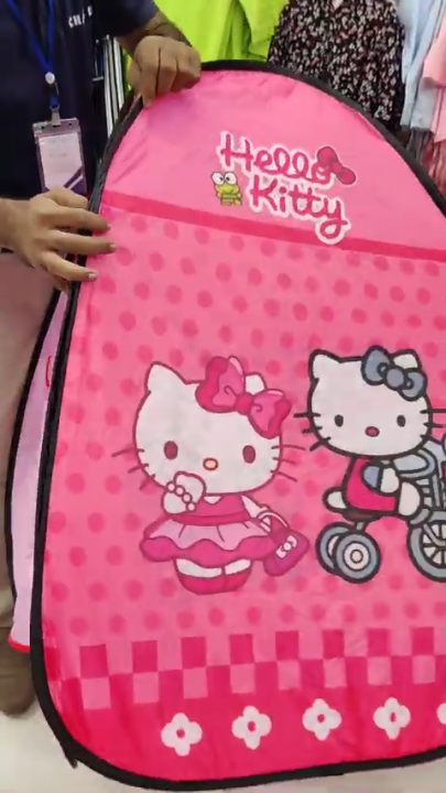 Hello Kitty Tent House With 50+ Ball. Pink colour and family colour ...