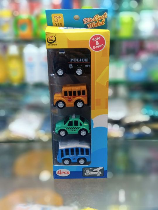 4pcs Auto Die-cast metal Car Set | Daraz.pk
