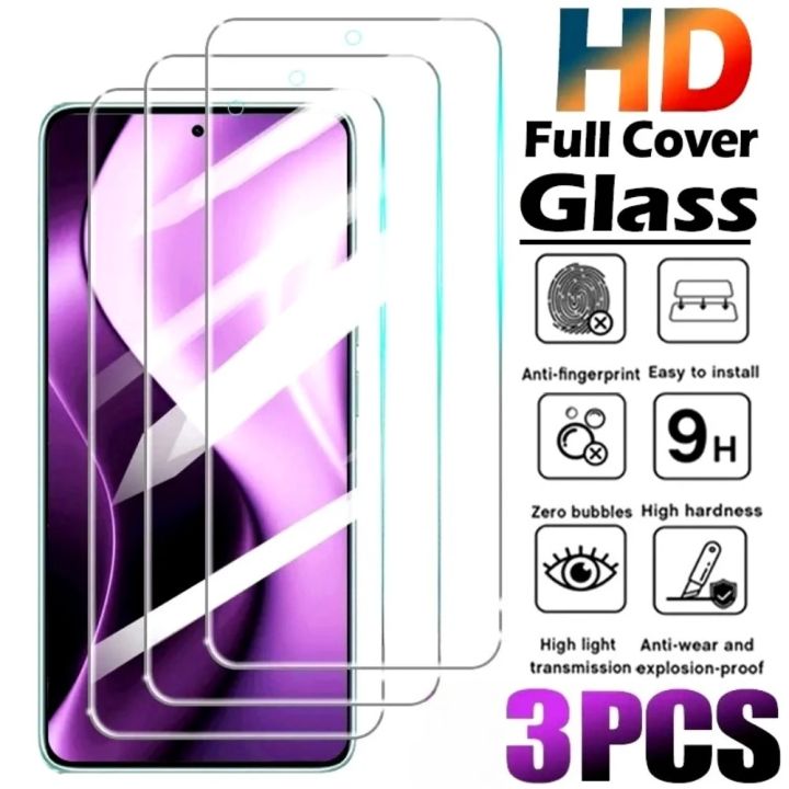 3Pcs Ultra HD Tempered Glass for Redmi Note 14 5G 13 12 Pro 14S 12S 11S Screen Protector for ...