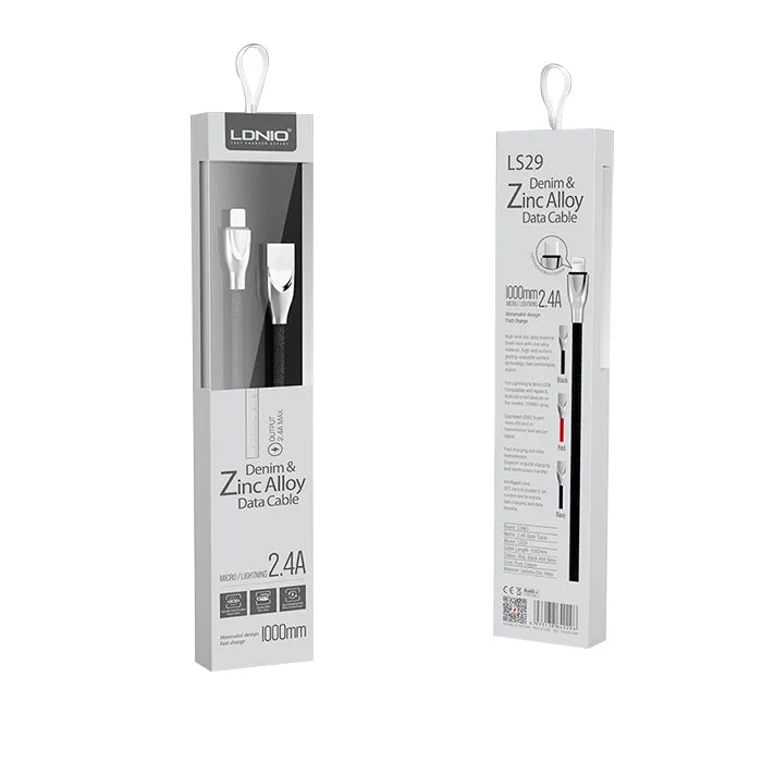 LDNIO FAST CHARGING CABLE LS29 2.4A | Daraz.pk