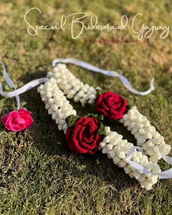 crochet handmade gajray for wedding and eid | Daraz.pk