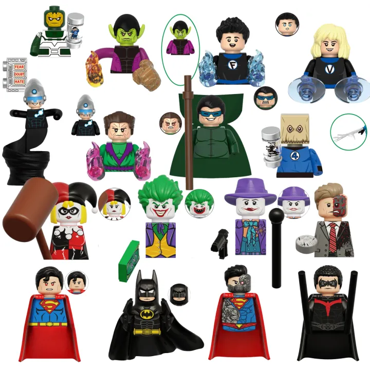 Blind Box Mini Building Blocks KDL851 Figures Big Goblin Spiderman Iron ...