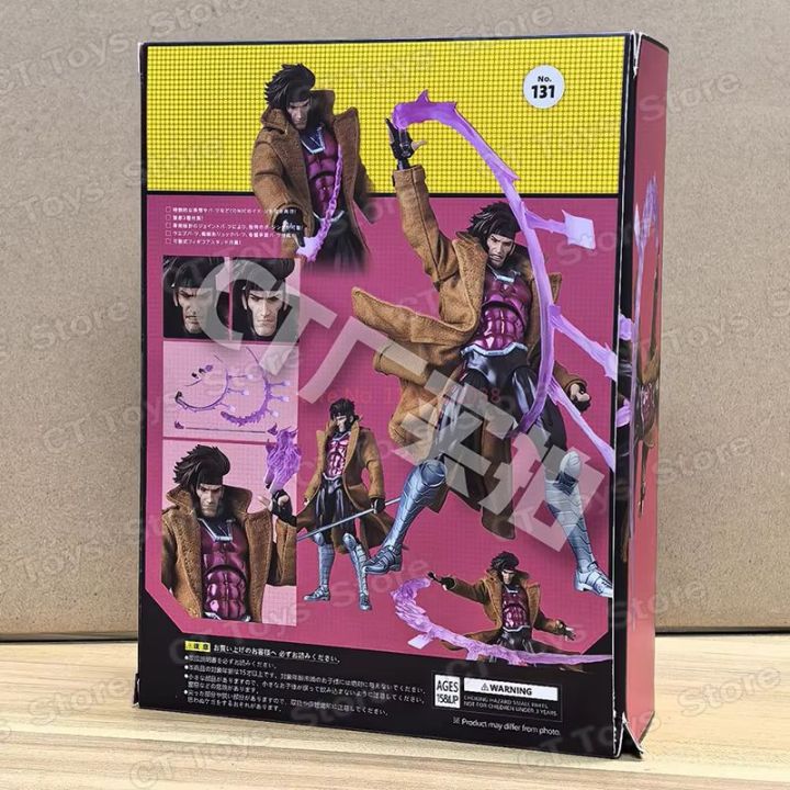 Ct Marvel Comics Style Gambit Mafex131 Articulated Manga Action Figure ...