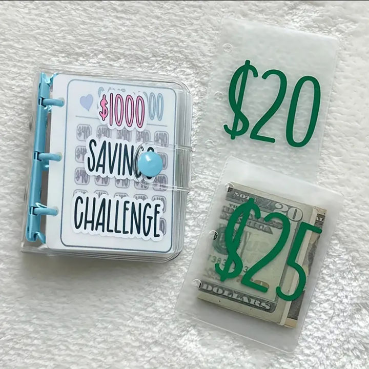 Savings Challenge Binder, Money Saving Binder, Savings Challenges Book ...