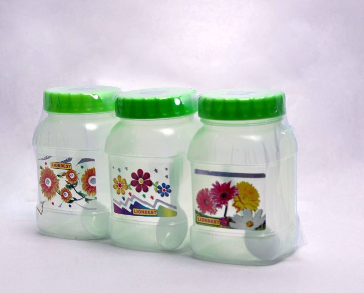 3 Pcs Plastic Bottle Set | Daraz.lk