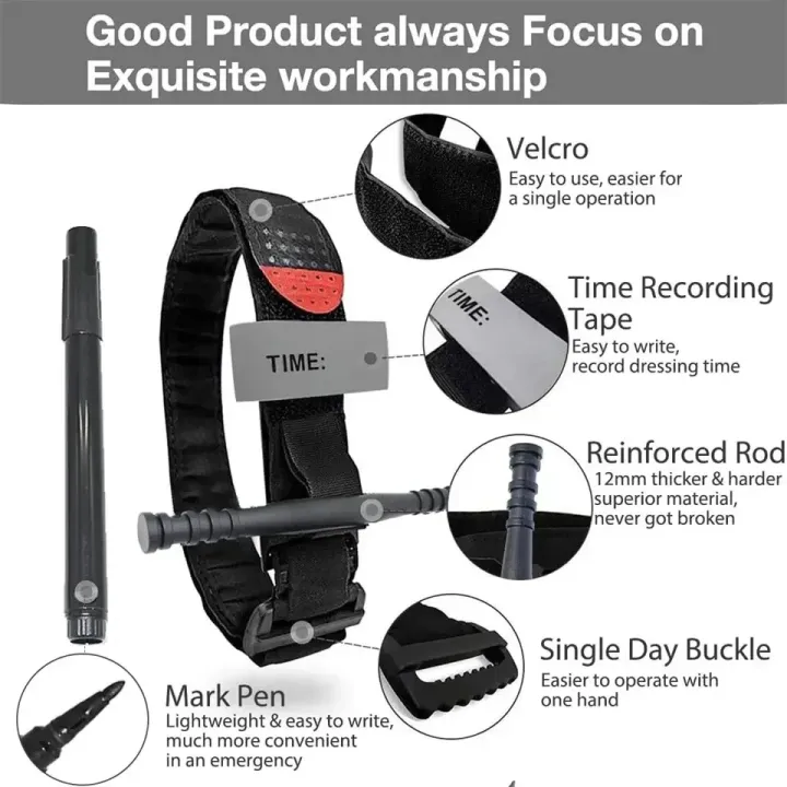 65cm/75cm/95cm Tourniquet Combat Medical Tourniquet Tactical Military ...