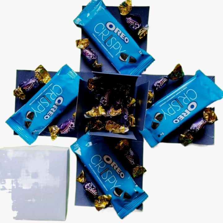 Oreo biscuits and Eclair Chocolate Delights Box | Daraz.pk