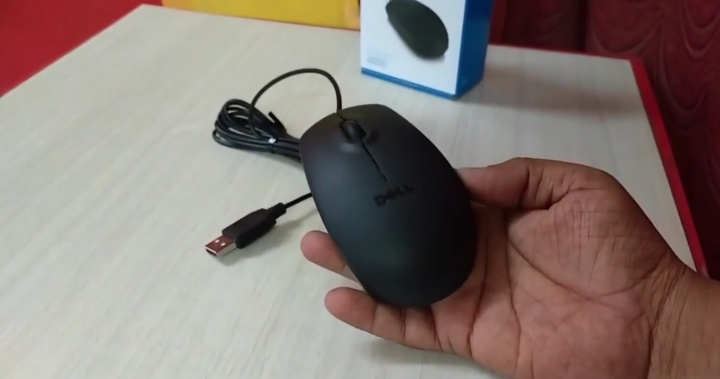 Dell MS111 Wired USB Optical Mouse | Black | 1000 DPI Ergonomic Design ...