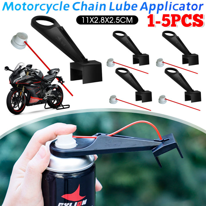 1-5PCS Motorcycle Chain Lube Applicator Chain Oiler Spray Gear Mess ...