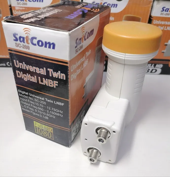 SatCom Double Pin LNB High Signl Qulaity KU Band Universal Double Pin ...