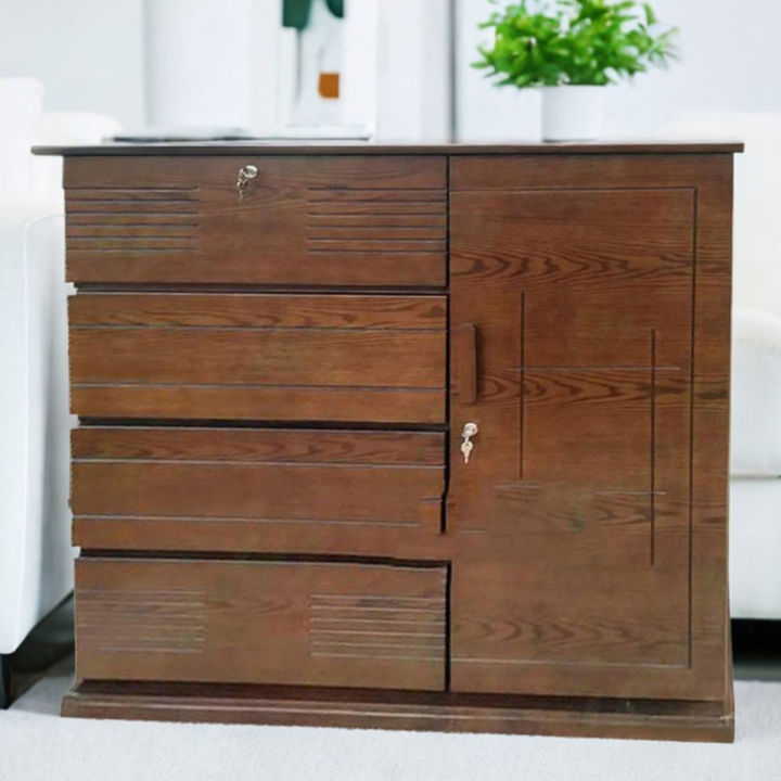 Malaysiyan Process Wood Wardrobe Tetul Color - W -254(null) | Daraz.com.bd