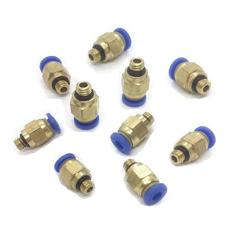 PM Air Couplings Tubes Quick Couplings for OD Tube Straight 4 6 8 10mm ...