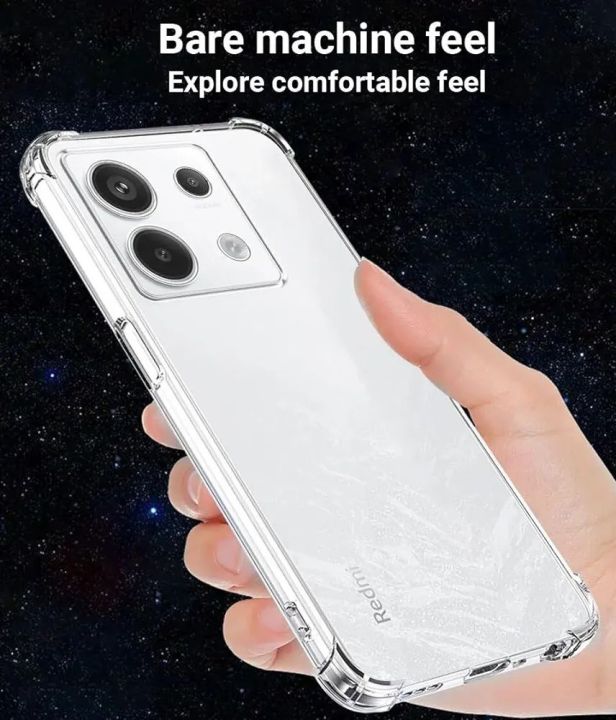 Redmi Note 13 Pro Back Cover Protective Soft Transparent Shockproof ...