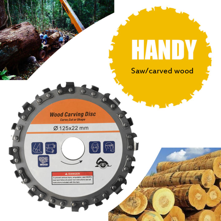 125mm 16 Tooth Woodworking Disc Grooving Machine Chains Disc Wood ...