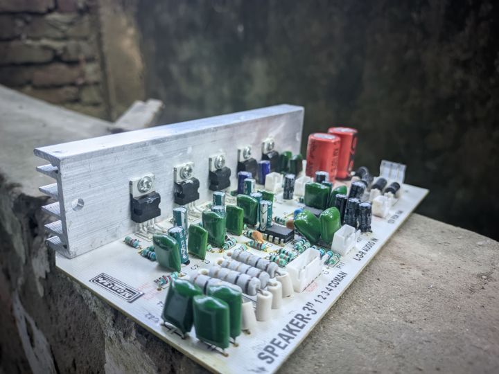 Electronic Spices 5.1-6.1 Stereo Home Theater Audio Amplifier Board Kit ...