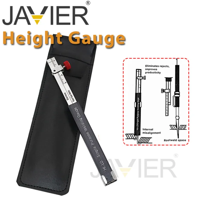 Welding Inspection Scale Small Height Gauge HI-LO Dedicated Internal ...