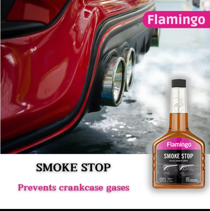 Flamingo Smoke Stop 354ML - Engine Oil Treatment for Cars & Motorbikes ...