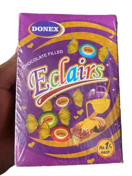 Eclairs Chocolate Filled Toffee 100 Pcs Box | Daraz.pk
