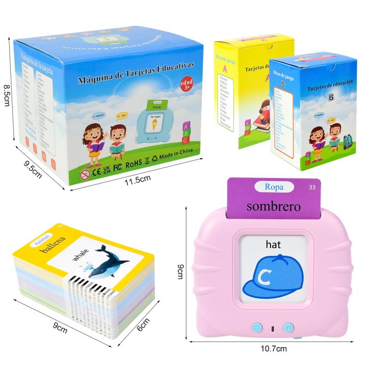 Kids Talking Flash Cards Audio Books Flashcards,Spanish Electronic ...