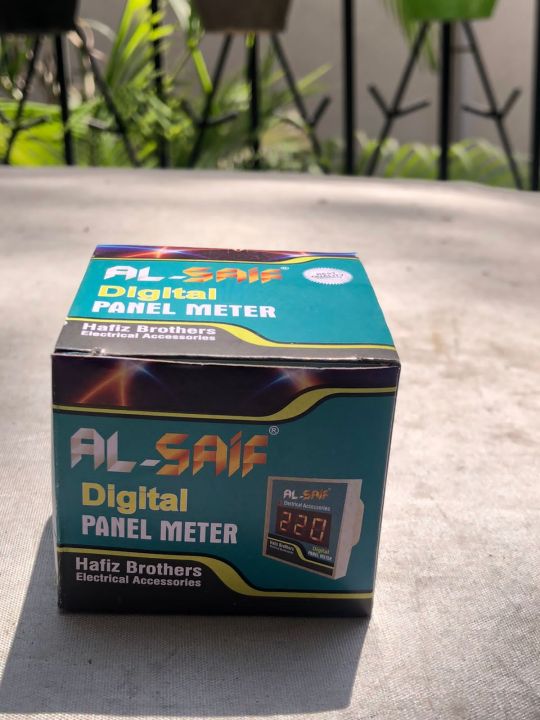 Volt + Ampere Meter /Digital panel meter 100%Accuracy with Variable ...