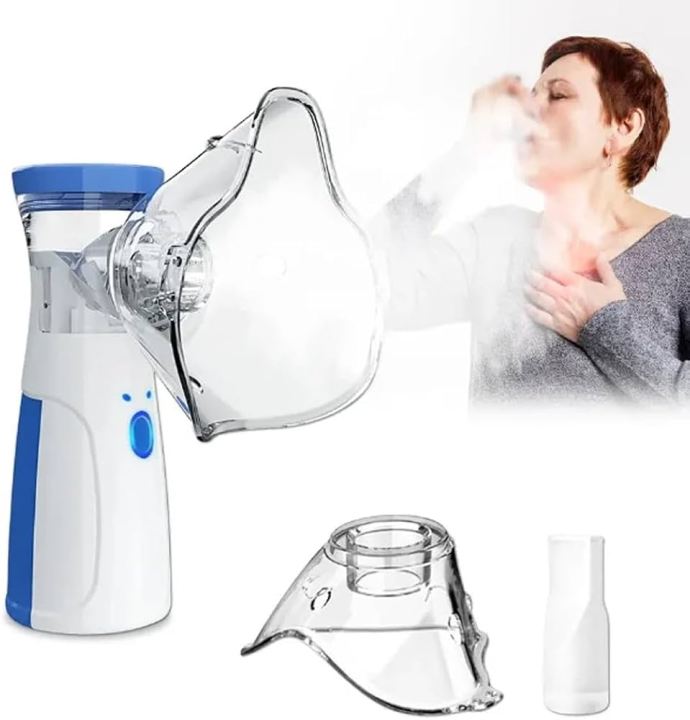 Portable Mesh Nebulizer | Mist Inhaler – Handheld Steam Vaporizer for ...