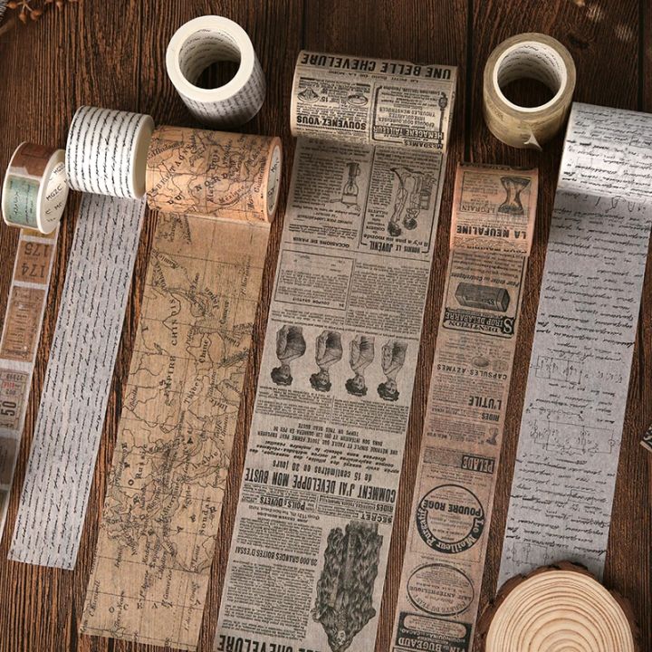 Journamm 11 Design Vintage Washi Paper Tape DIY Scrapbooking Stickers ...