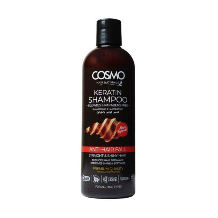 Cosmo keratin Shampoo anti hair fall 480ml | Daraz.pk