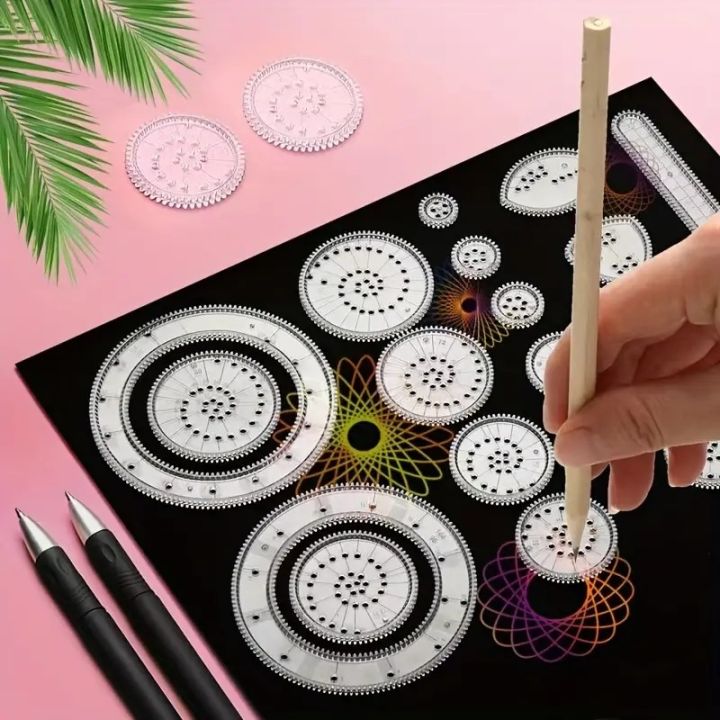 22 PCs Bag Set Of Magical And Versatile Flower Rulers For Children's ...
