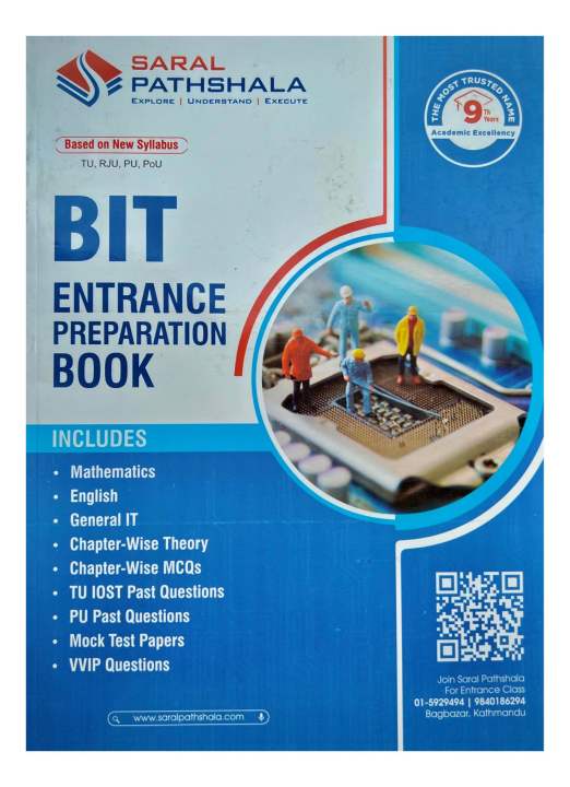 Saral BIT Entrance Preparation Book || New Edition 2082 | Daraz.com.np