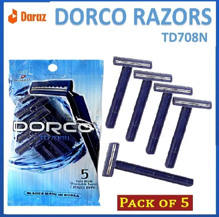 DORCO RAZOR 5 QUANTITY TWIN PACKET PCS | Daraz.pk