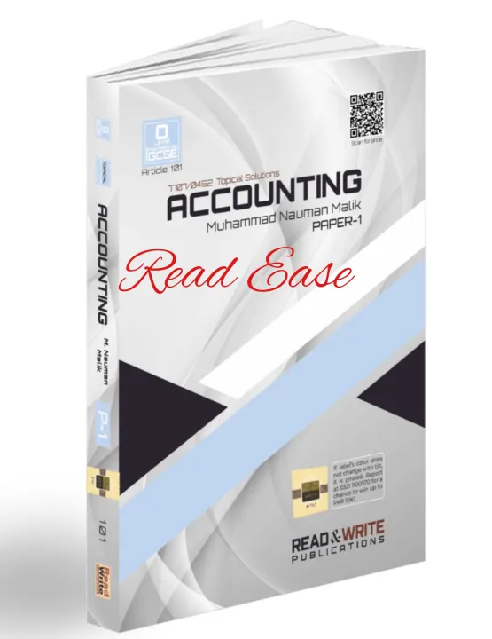 O Level Accounting Paper 1 Topical Workbook Past Paper Read and write ...