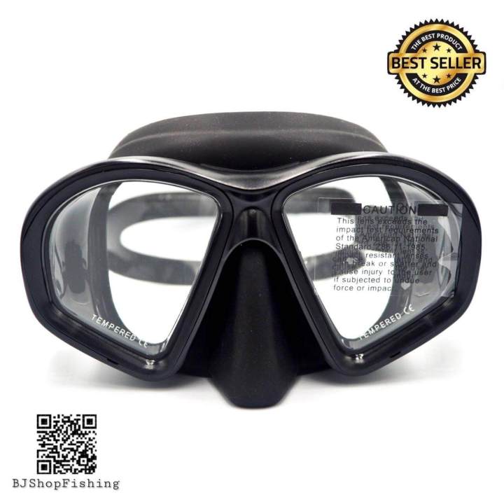 100% entry 1 Snorkel Diving mask (black) | Shop.com.mm
