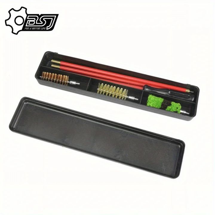6pcs/Set 12 GA Gauge Gun Rifle Cleaning Kit Aluminum Rod Brush Gun ...
