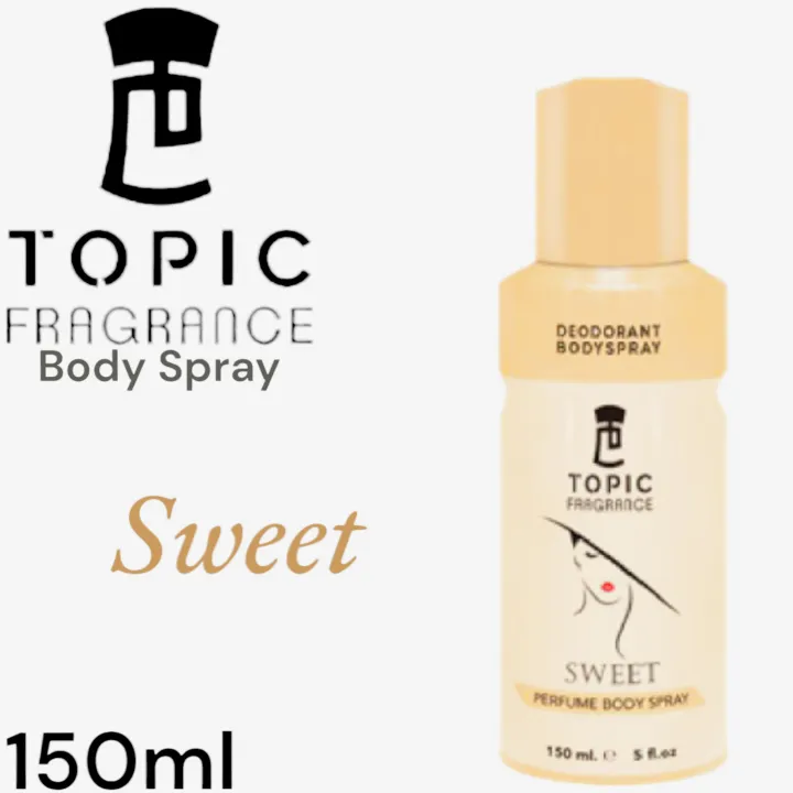Topic Body Spray (Sweet) - 150ml | Daraz.pk